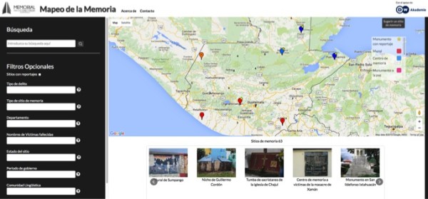 Memory Map - Sites of Conscience